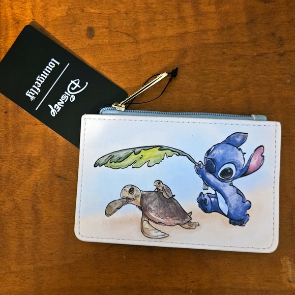 Loungefly | Bags | Nwt Disney Loungefly Stitch And Turtle Coin Purse ...